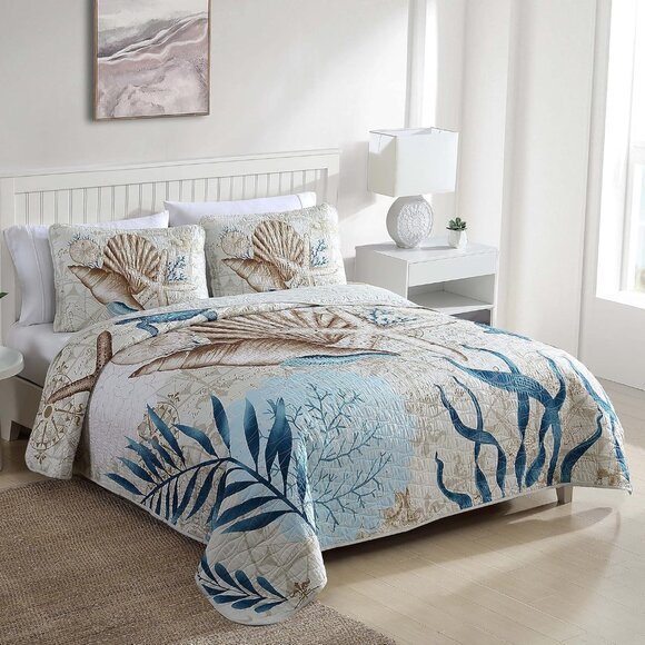 Caribbean Joe | Bedding | Caribbean Joe Tropicalstarfishcoral Reef ...